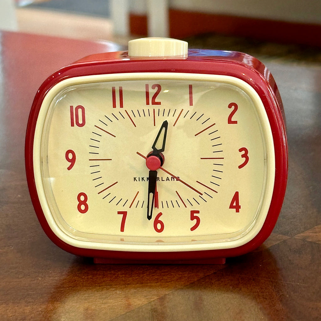 Red Retro Alarm Clock – Kentuck Knob